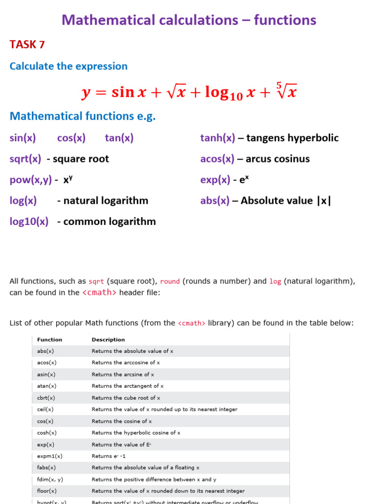 Lecture3 Loops Pdf Trigonometric Functions Elementary Mathematics