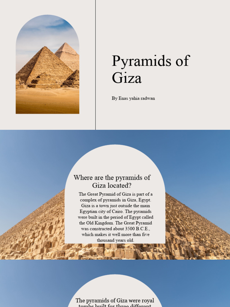 Pyramids of Giza | PDF