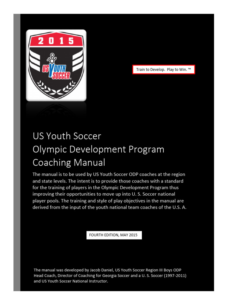 US Youth Soccer ODP Coaching Manual - PDF Room | PDF | Defender ...