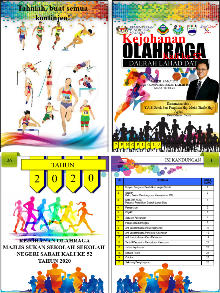 Buku Program Kejohanan Sukan | PDF