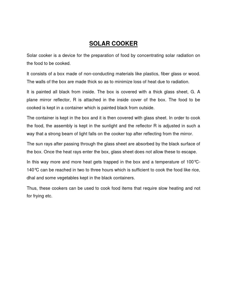 Solar Cooker and Water Heating Systems | PDF | Solar Energy | Water Heating