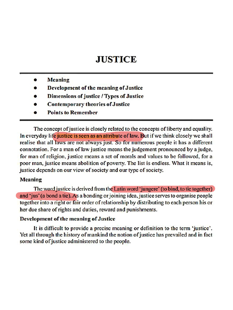 Justice | PDF