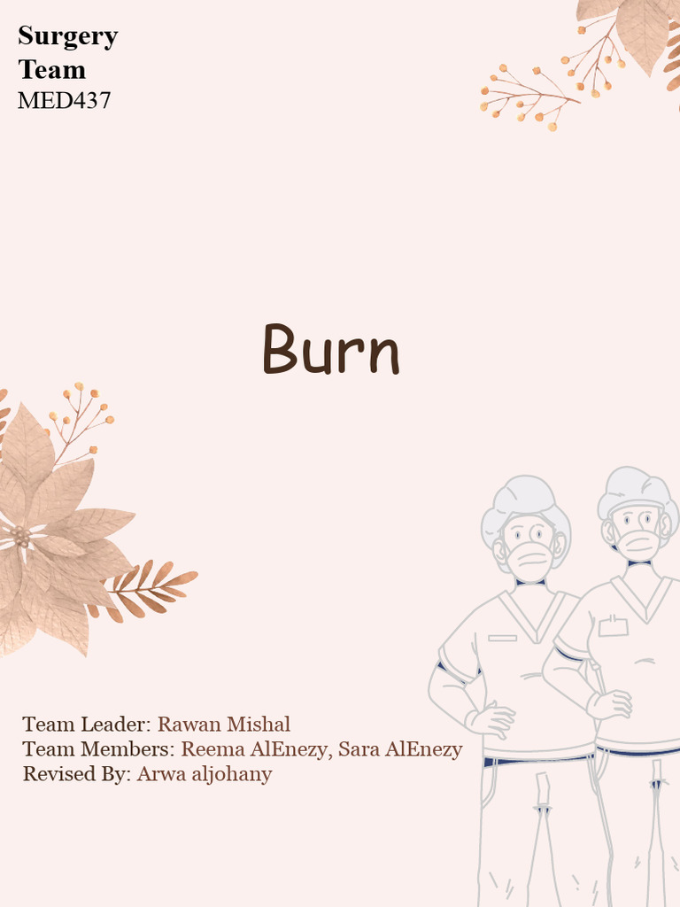 Burn | PDF | Burn | Injury