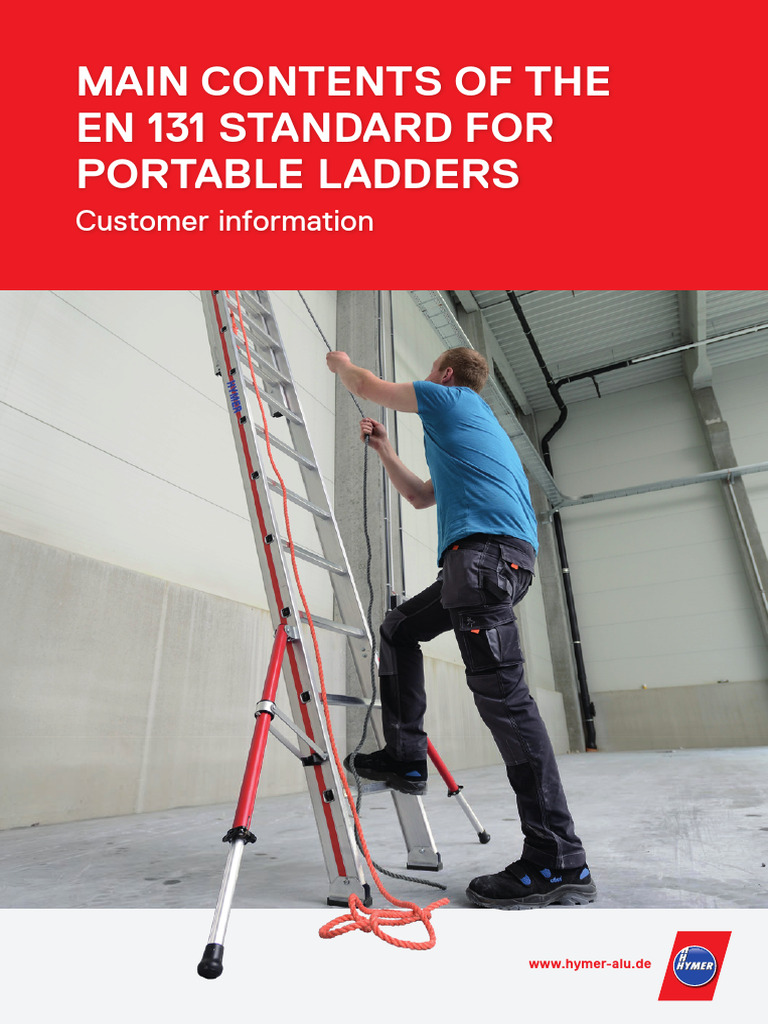 EN 131 Standard for Portable Ladders | PDF | Ladder