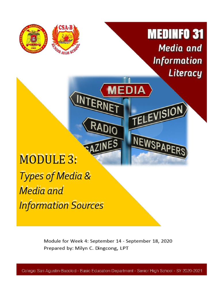 Types of Media Sources Explained | PDF | Mass Media | Information