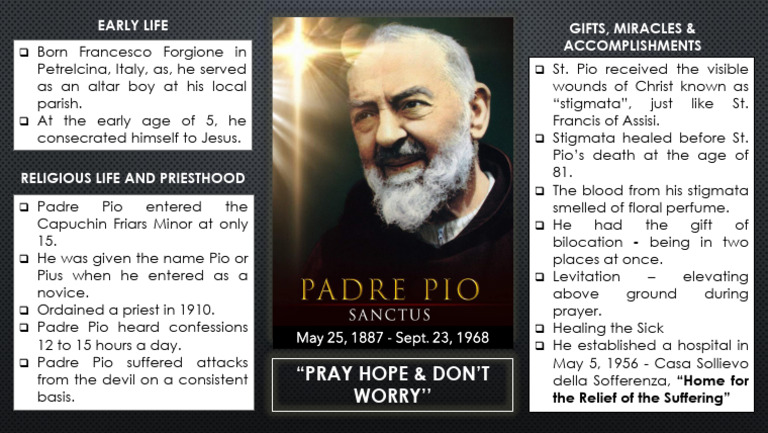 Padre Pio Poster | PDF