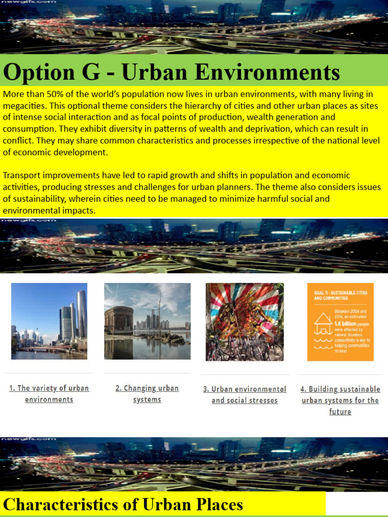 Ib Urban Environments Option G Latest 2024 Pdf Air Pollution