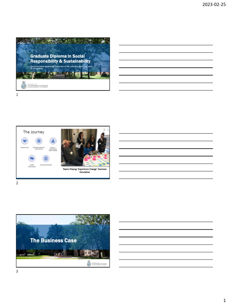 USMC InformationSession2023Handout | PDF | Corporate Social ...