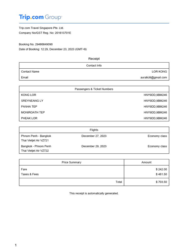 E Receipt | PDF | Passenger Rail Transport | Transport