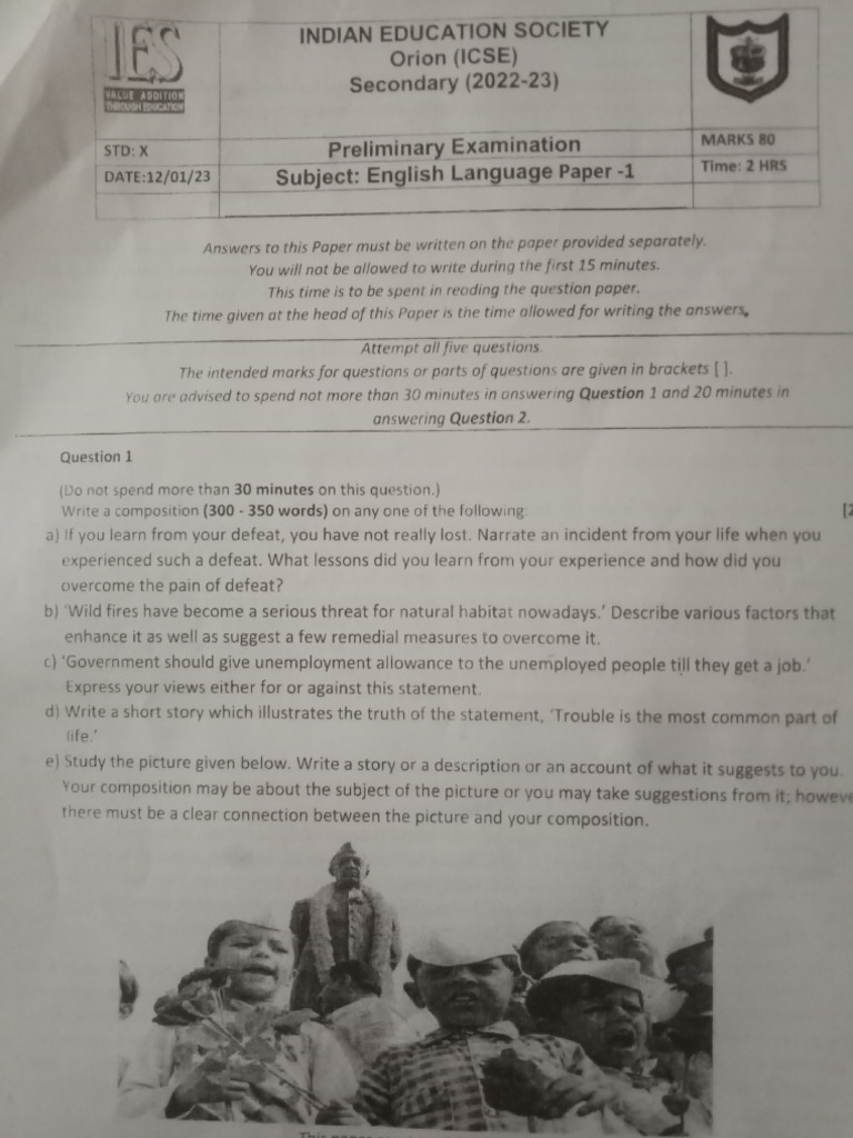 IES Orion Eng Lang - Prelim Paper | PDF | Shylock