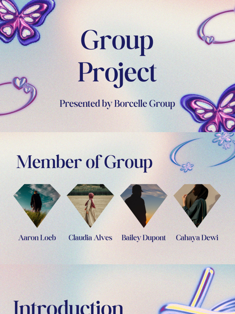 Purple and Blue Gradients Aesthetic Y2K Group Project Presentation ...