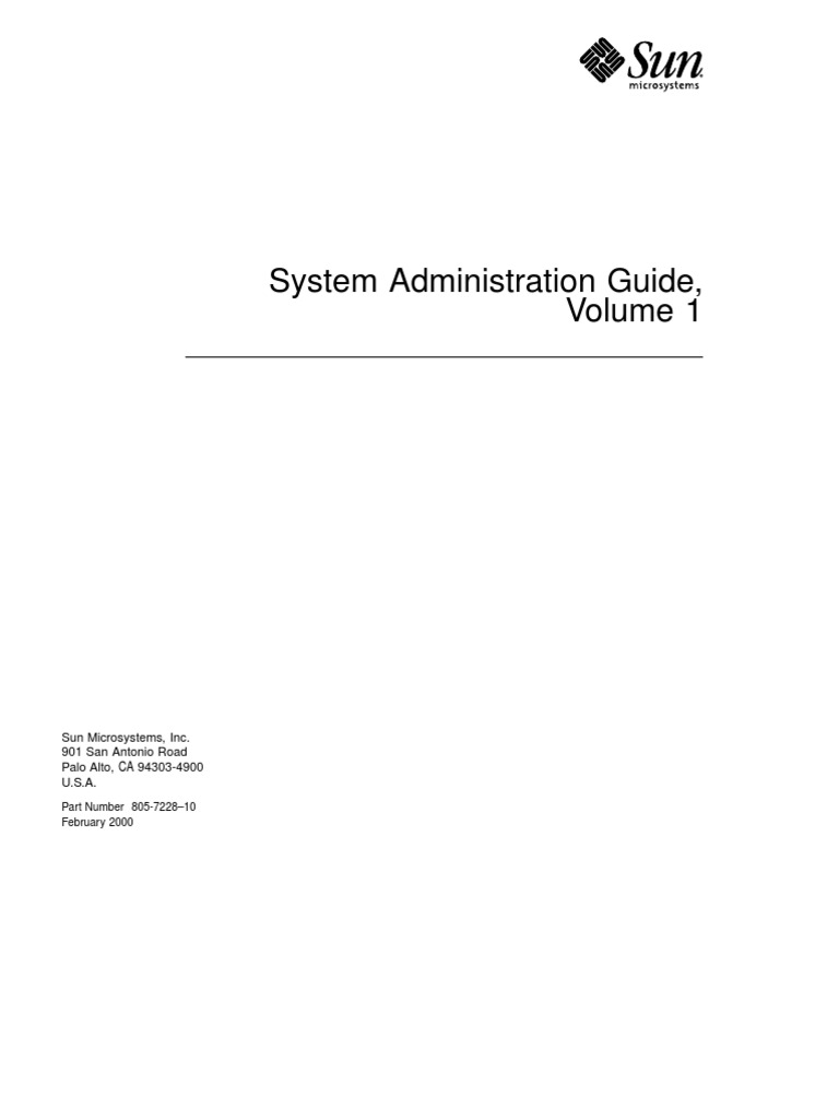 Sun System Admin Guide | PDF | File System | Backup