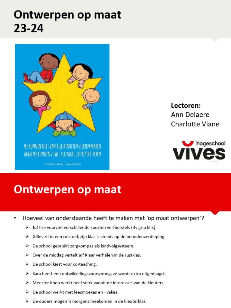 Les 1 Ontwerpen Op Maat | PDF
