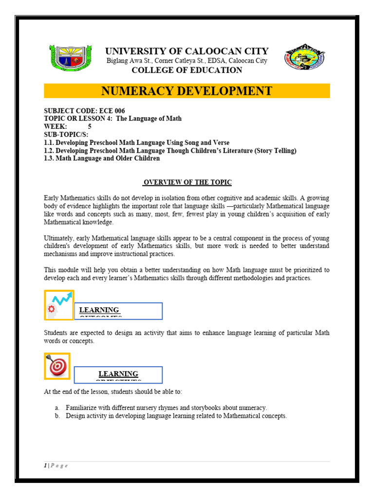 Ece 006 - Module 4 | PDF | Mathematics | Learning