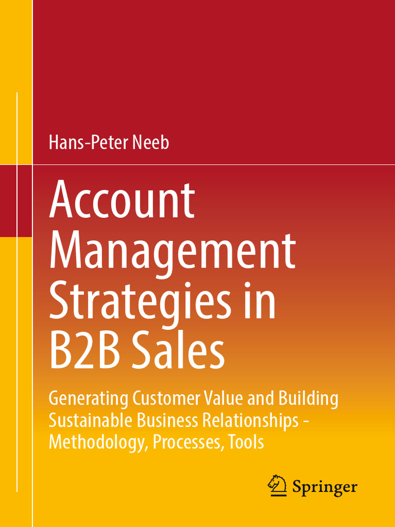 Account Management Strategies in B2B Sales: Hans-Peter Neeb | Download Free PDF | Sales | Marketing