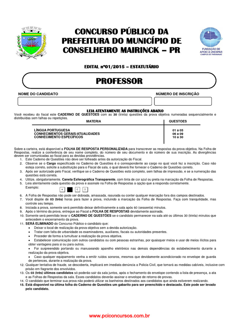 Prova 1 | PDF | Aprendizado | Pedagogia