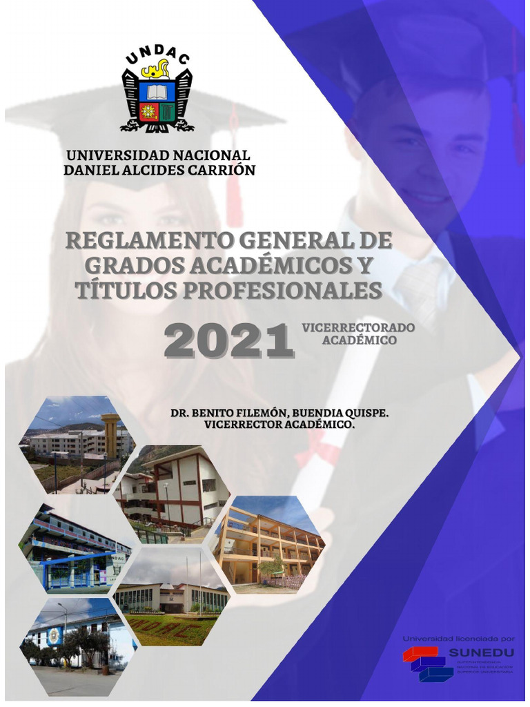 Reglamento Grados y Titulos Final 2021 (10 | Descargar gratis PDF | Titulo academico | Educación ...