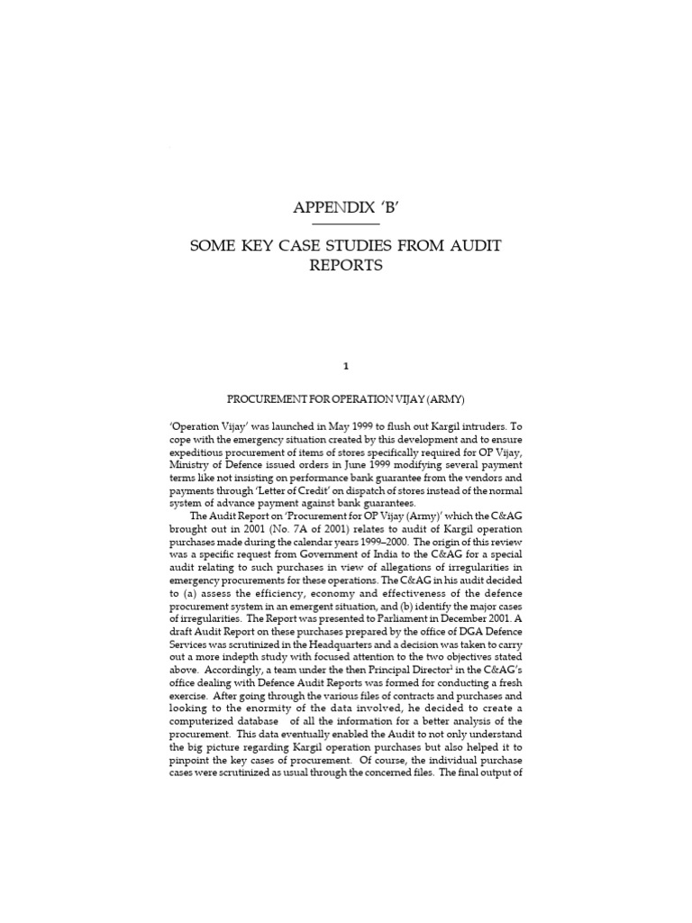 Appendix B | PDF | Audit | Auditor's Report