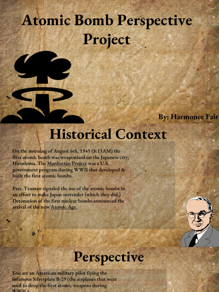 Student Sample Powerpoint Creation | PDF | Nuclear Weapons | Hiroshima
