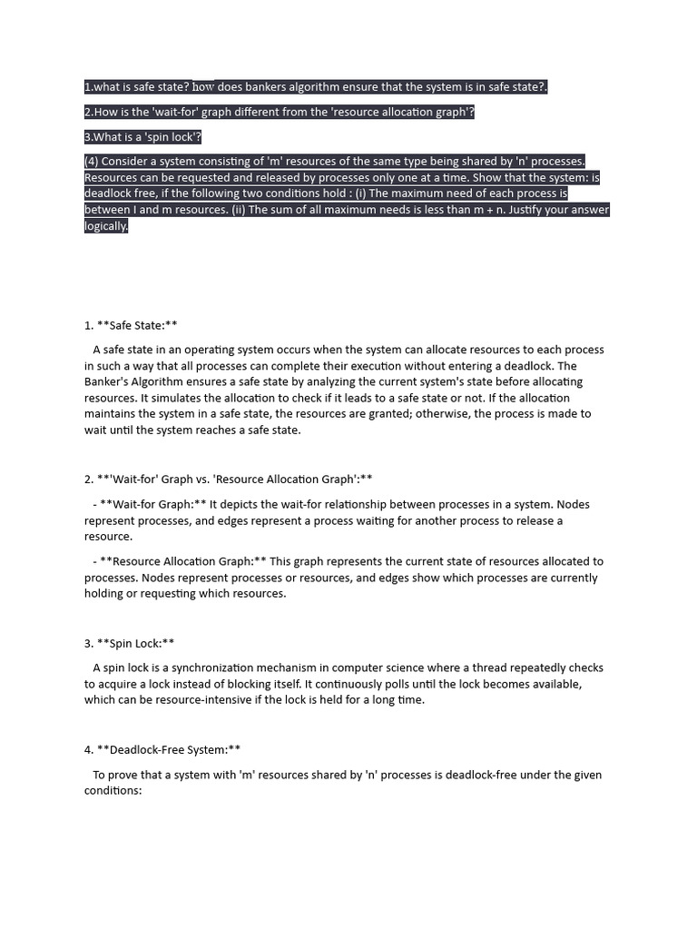 Deadlock Pdf Theoretical Computer Science Computer Programming 2437