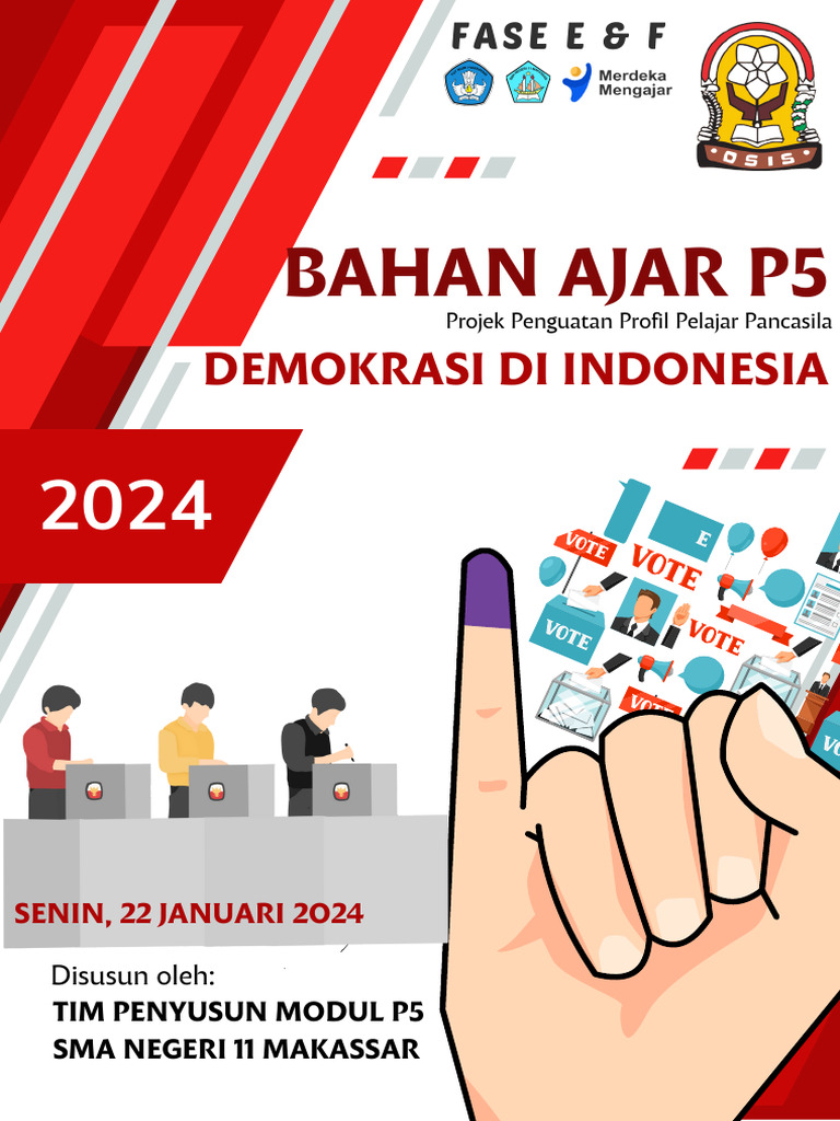 Bahan Ajar 1 Demokrasi Di Indonesia - 20240122 - 083910 - 0000 | PDF