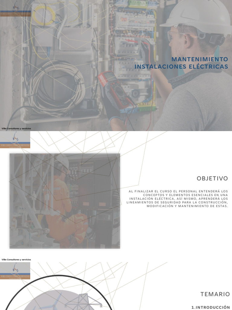 CURSO MANTENIMIENTO INSTALACIONES ELÉCTRICAS TEMA 1, 2 y 3 | PDF | Ingenieria Eléctrica ...