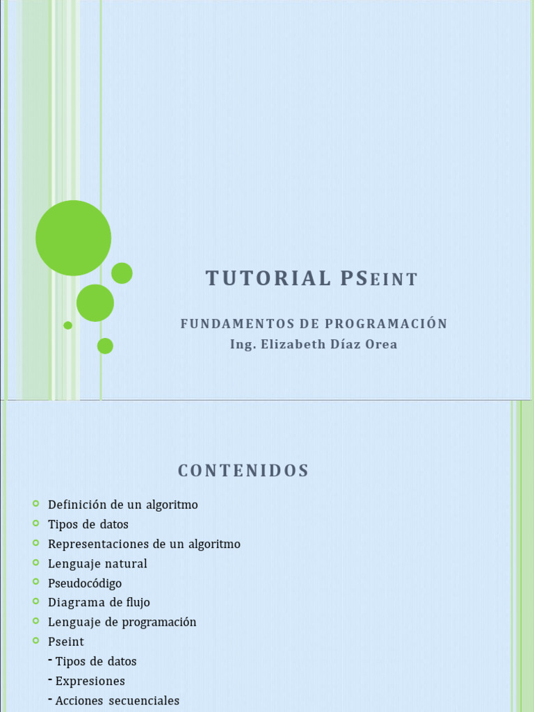 Pseint Fundamentos de Programacion | PDF | Algoritmos | Lenguaje de programación
