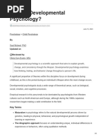 Continuous vs. Discontinuous Development | PDF | Developmental ...