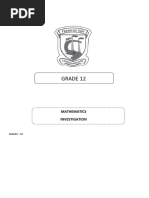 GR 12 TEST 2024 Term 3 | PDF | Mathematics