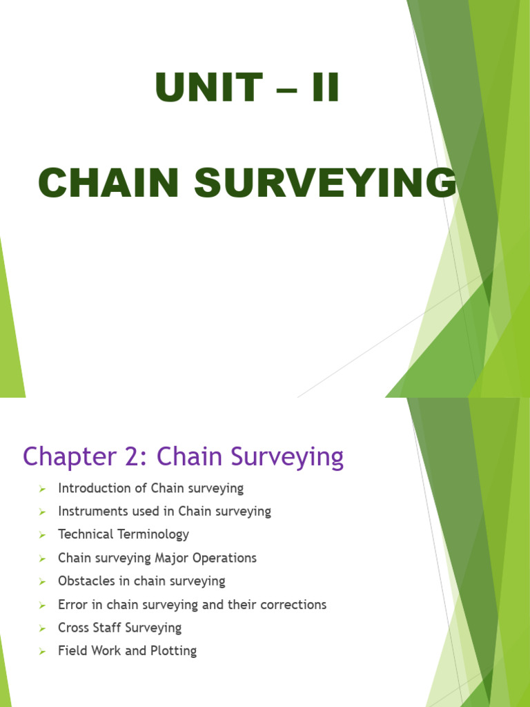 Chain Surveying | PDF | Surveying | Area