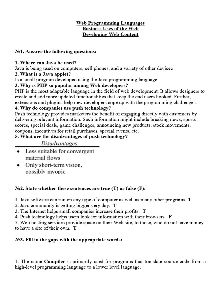 15-18 Web Programming Languages | PDF | World Wide Web | Internet & Web