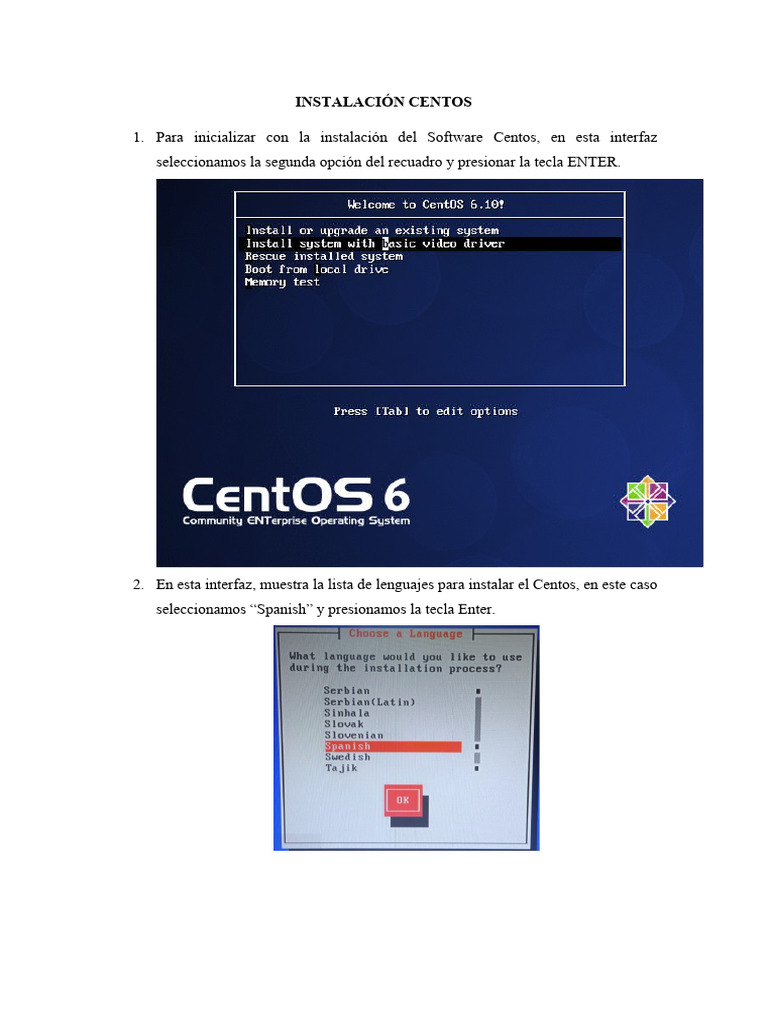 Instalación Centos | PDF | Archivo de computadora | Bios