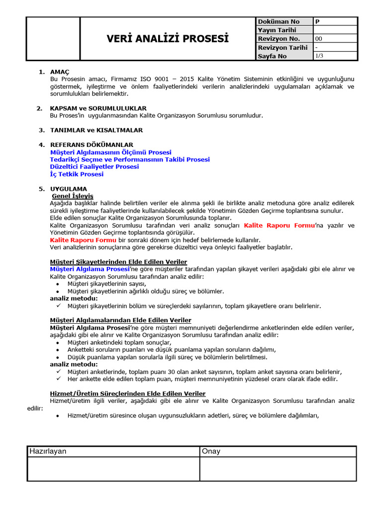 Veri Analizi | PDF