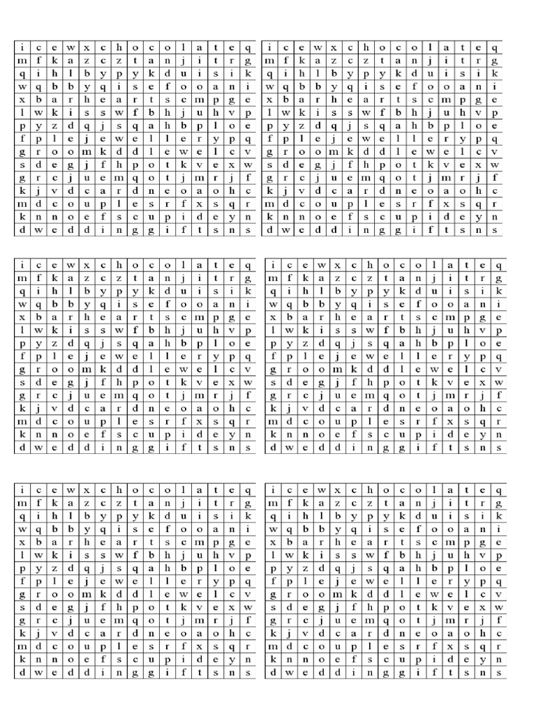 Word Search Puzzle | PDF