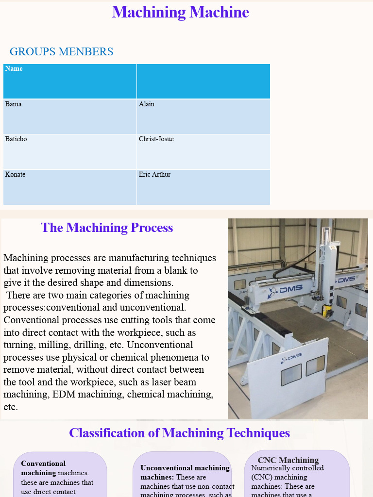 Machining Machine | Download Free PDF | Machining | Drilling