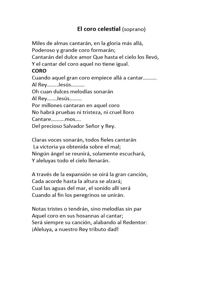 El Coro Celestial | PDF