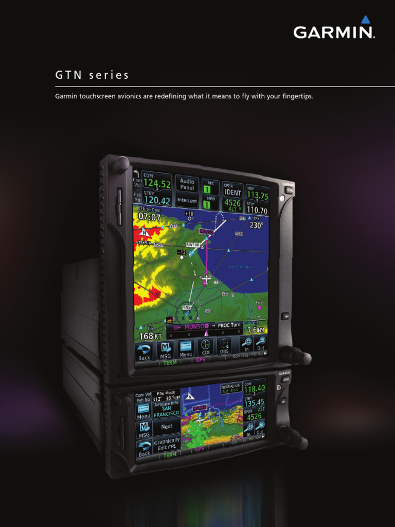 GTN Series Brochure | PDF | Avionics | Touchscreen