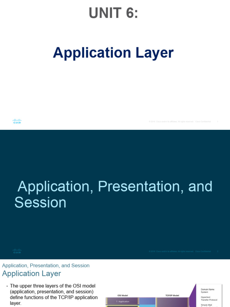 UNIT - 6 - Apllication Layer | PDF | Domain Name System | Osi Model UNIT - 6 - Apllication Layer | PDF | Domain Name System | Osi Model