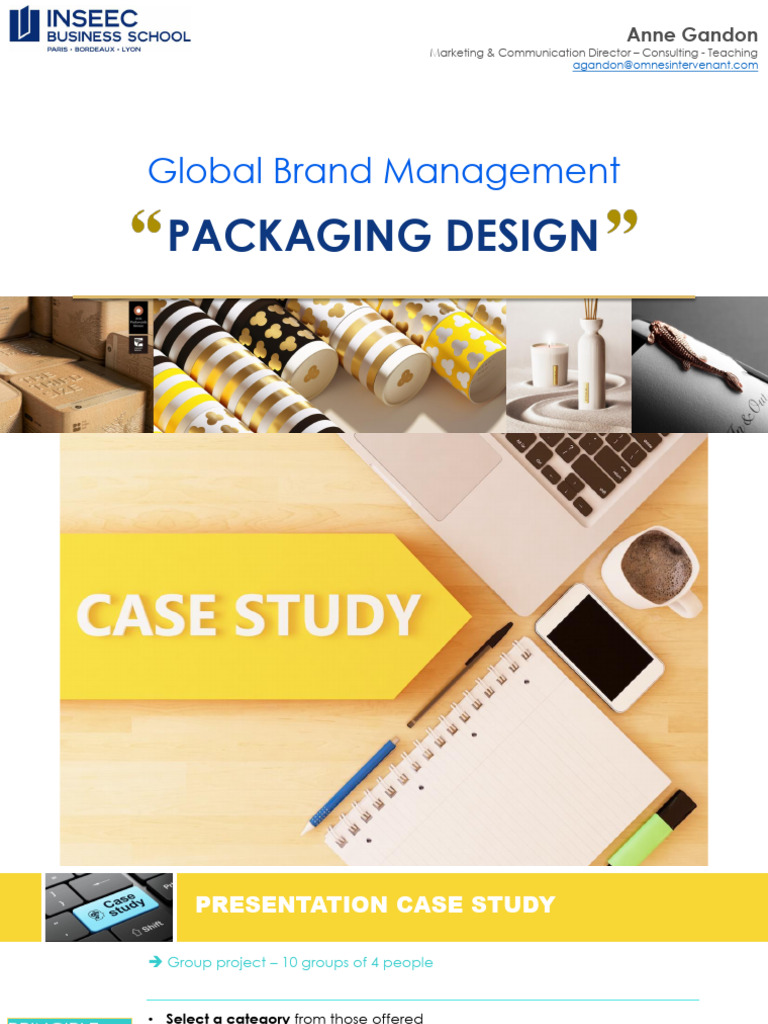 Case Study Project Plan Group | PDF | Packaging And Labeling | Innovation