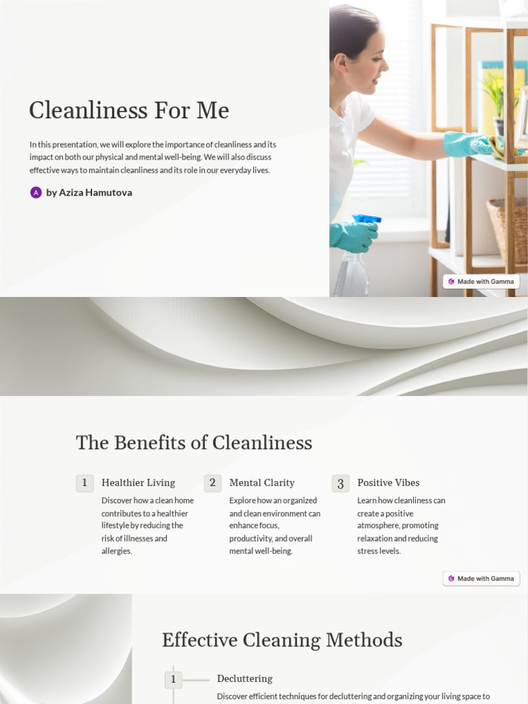 Cleanliness For Me | Download Free PDF | Mental Health | Hygiene