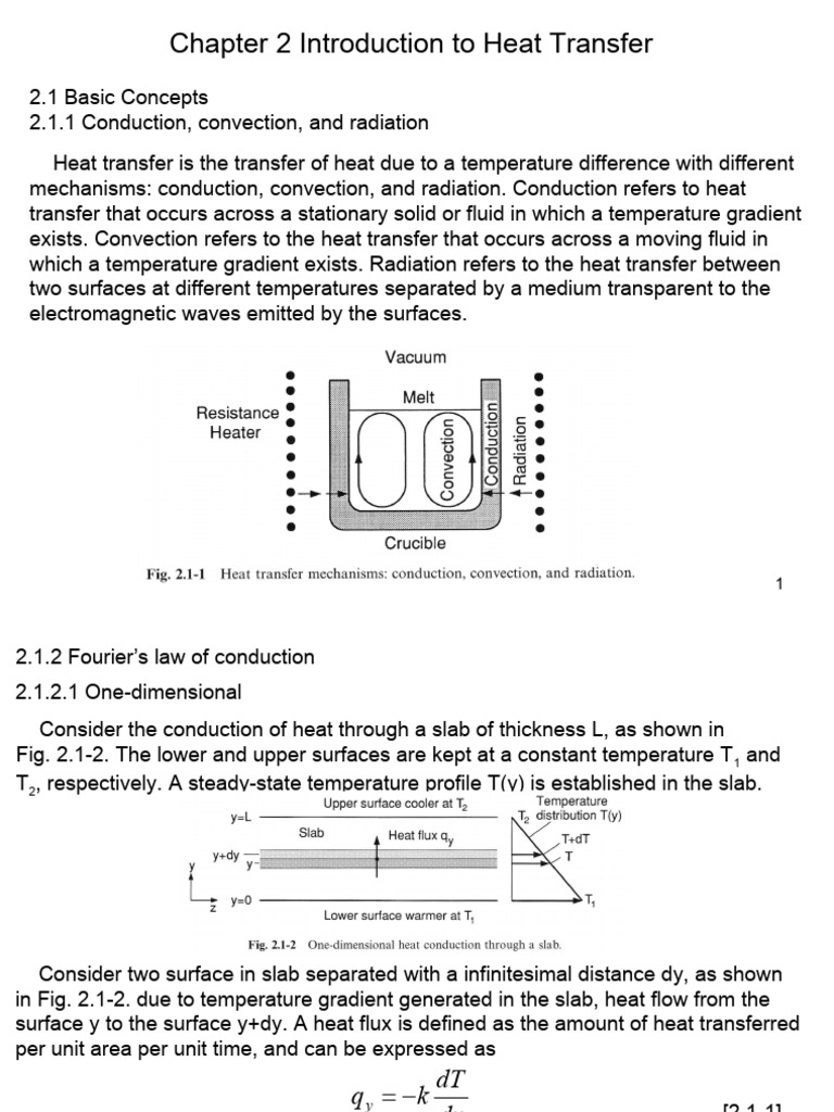 Chapter 2 Introduction To Heat Transfer | Download Free PDF | Thermal ...