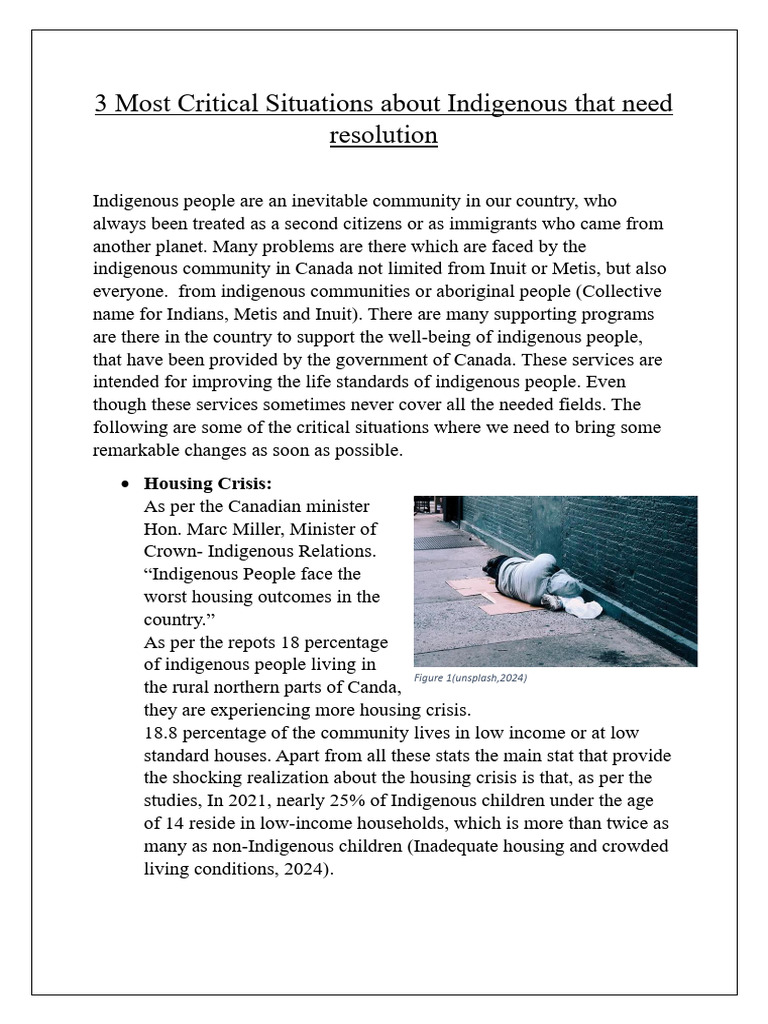 3 Most Critical Situations About Indigenous That Need Resolution | PDF ...