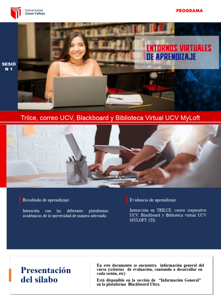 s1 - Trilce, Correo Ucv, Blackboard, Biblioteca Ucv Myloft | PDF | Contraseña | Tecnologías de ...