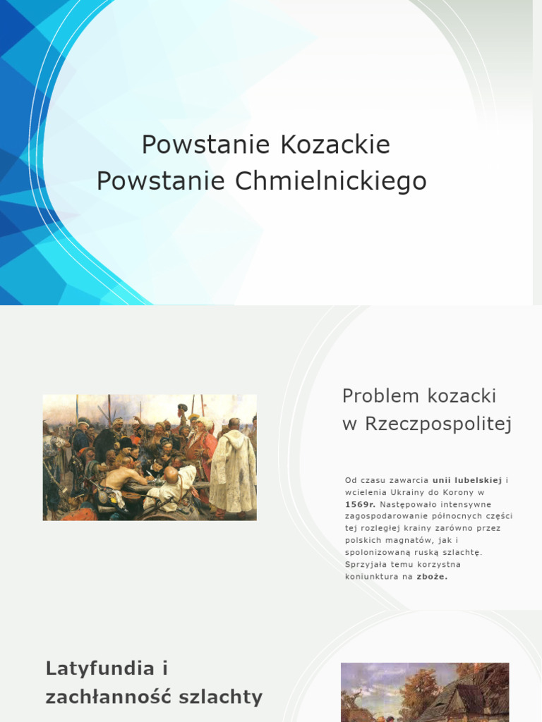 Powstania Kozaków | PDF