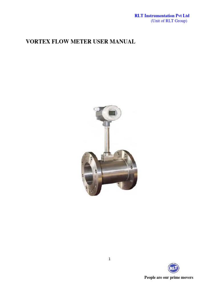 Vortex Flow Meter | PDF | Flow Measurement | Instrumentation