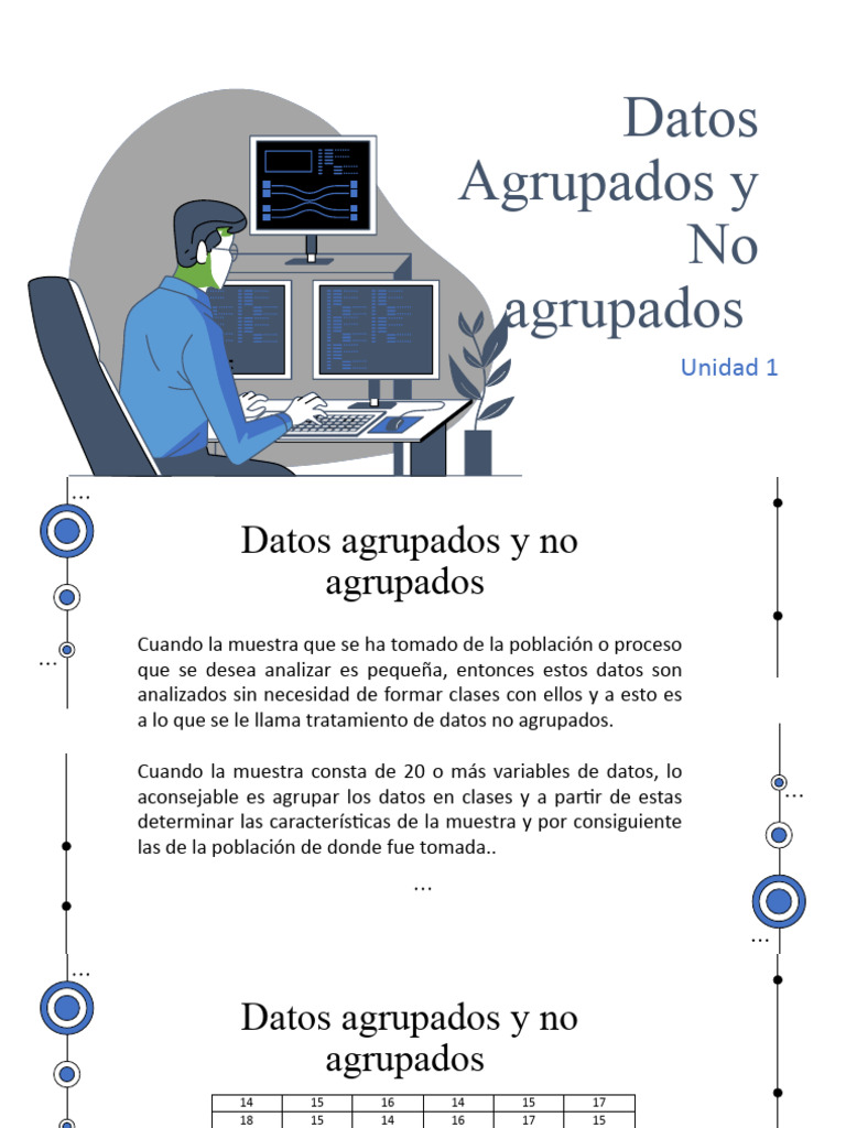 Datos Agrupados y No Agrupados | PDF