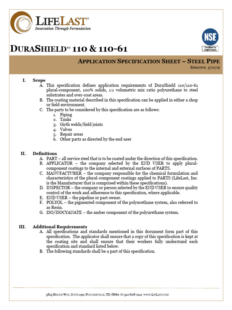 DURASHIELD-110-61 | PDF | Polyurethane | Abrasive
