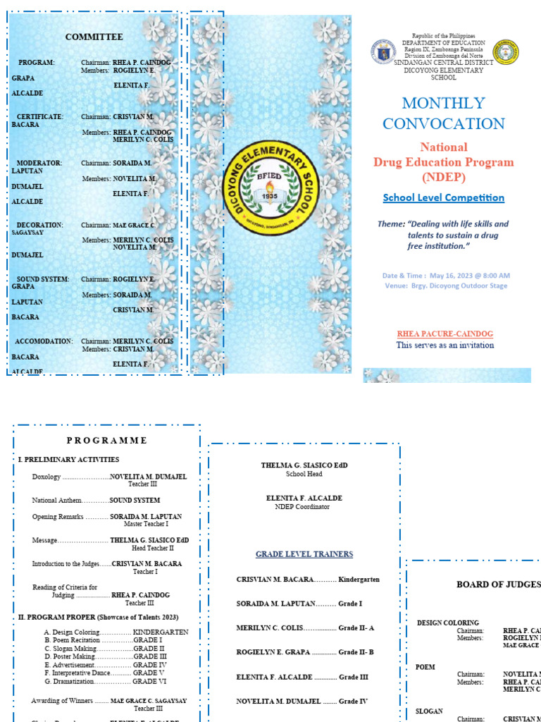 Revised Program NDEP | PDF