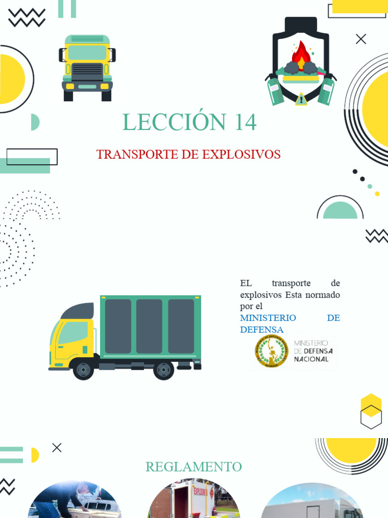 Transporte de Explosivos | Descargar gratis PDF | Transporte | Descarga ...