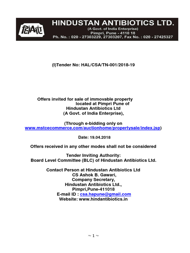 Psu Tender Document Final | Download Free PDF | Power Of Attorney | Auction